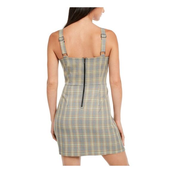 BeBop | Dresses | Nwt Bebop Womens Yellow Spaghetti Strap Short Sheath ...